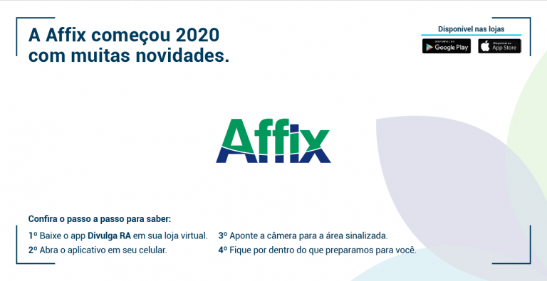 Affix lança marca utilizando tecnologia de Realidade Aumentada - Affix