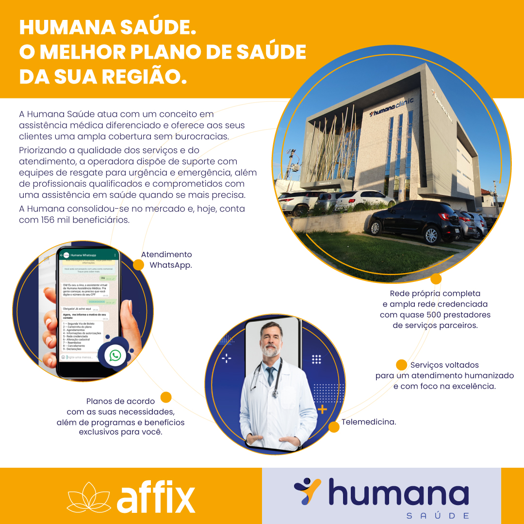 Humana Saúde: conheça um plano para você no Maranhão! - Affix